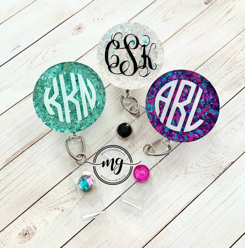 Monogram Badge Reel Personalized Badge Reel Custom Badge - Etsy Monogram Badge Reel Personalized Badge Reel Custom Badge - Etsy