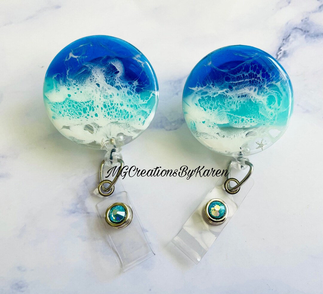 Ocean Badge Reel, Beach Badge Reel, Beach Badge Reel, Ocean Reel, Beach ...