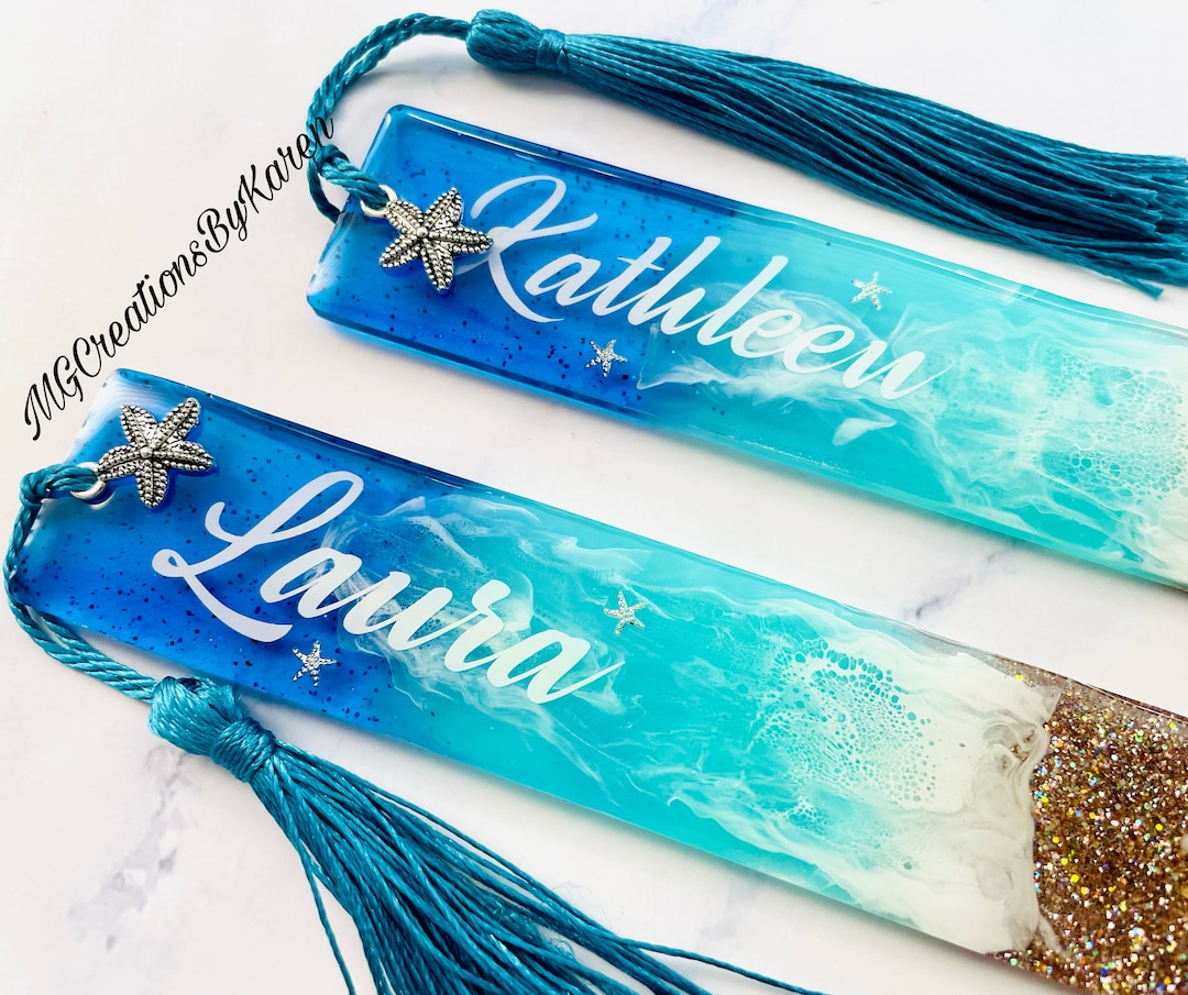 Ocean Bookmark, Beach Bookmark, Ocean Book Accessories, Gift for Book ...