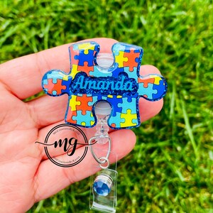 Autism Badge Reel, Autism Awareness Reel, Autism Reel, Autism Awareness ...