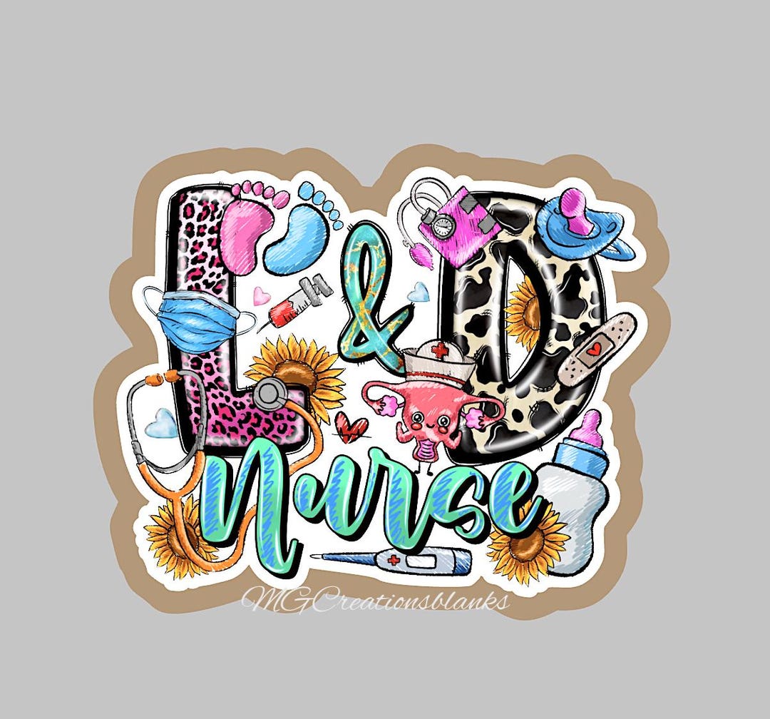 Labor & Delivery Acrylic Blank for Badge Reel and Vinyl Decal, Labor ...