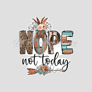 Not Today Acrylic Blank for Badge Reel & Vinyl Decal, Acrylic Blank ...