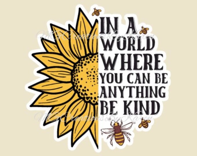 2 Be Kind Acrylic Blanks for Badge Reels & Vinyl Decal, Acrylic Blank ...