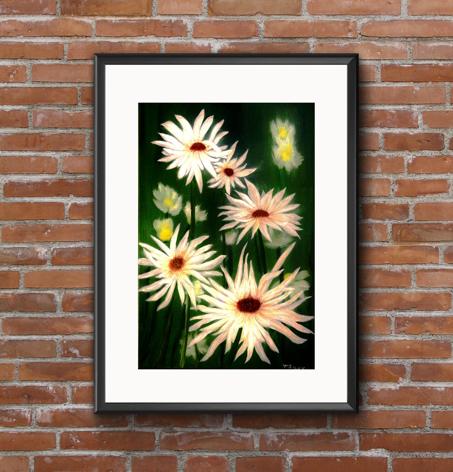 Daisy Wall Art Daisy Decor Daisy Home Decor Daisy Art - Etsy