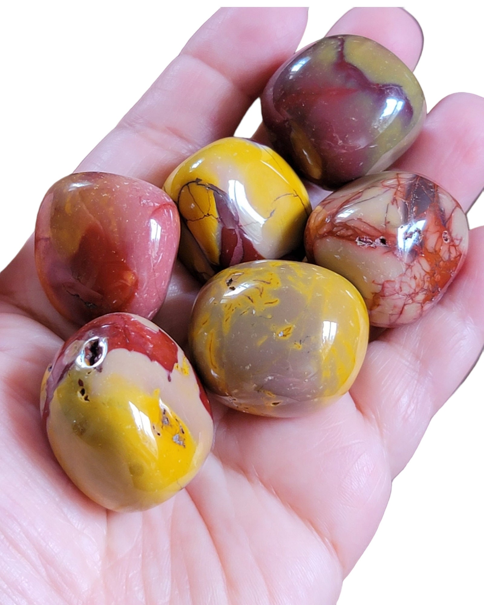 Mookaite Tumbled Stones Palm Stones Pocket Stones Choose - Etsy