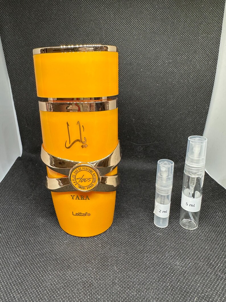 Lattafa Yara Tous Arabian Fragrance Perfume Sample in Glass/plastic ...