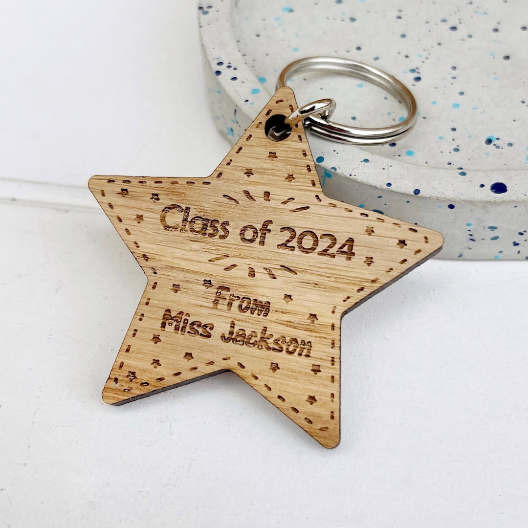Class of 2024, School Leavers Keyring Sets, Year 6 Leavers, Teacher ...