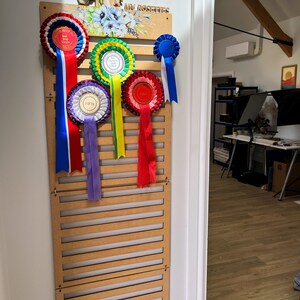 My Rosettes, Horse Rosette Display Holder, Personalised Gift for Horse ...