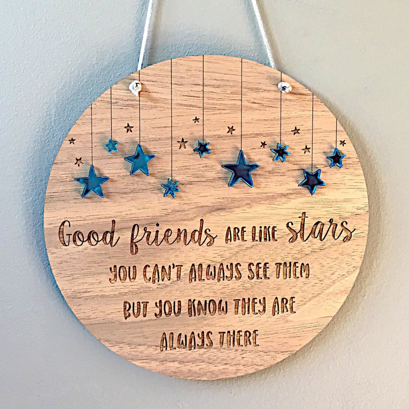 Good Friends Are Like Stars Plaque Best Friend Gift Best - Etsy UK
