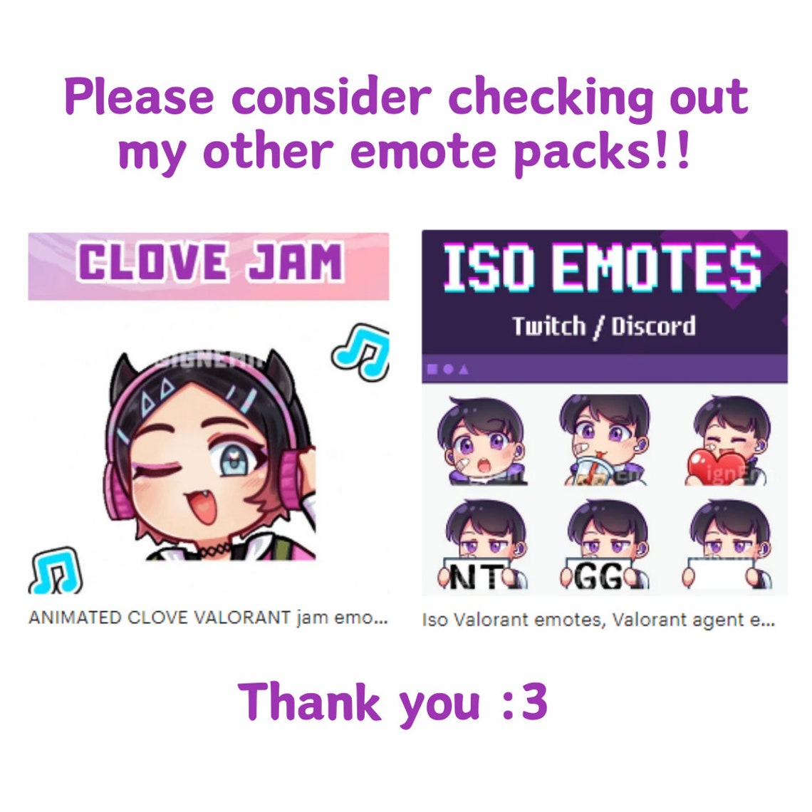 VALORANT CLOVE Emotes, Valorant Agent Emotes, Twitch Discord Youtube ...
