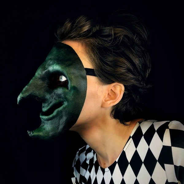 Witch Face Mask - Etsy