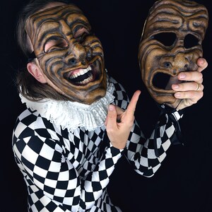 Comedy and Tragedy Mask. {sock & Buskin} - Etsy