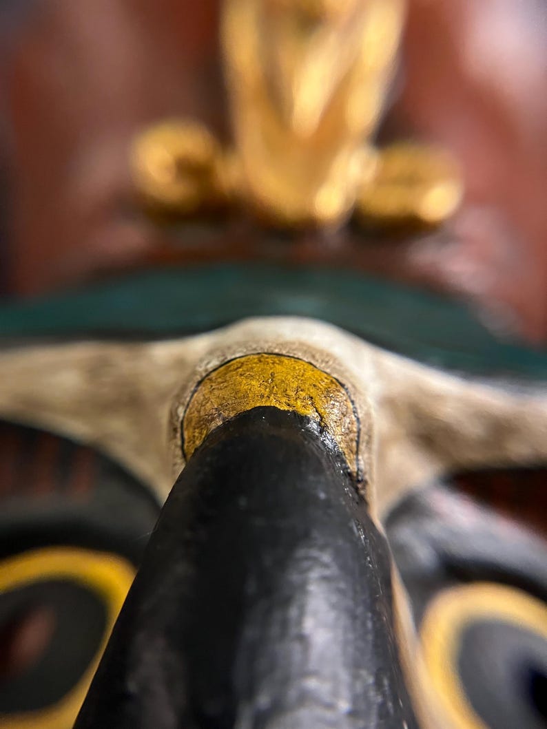Horus Mask- Egyptian Falcon God Replica for Theater, LARP, and ...