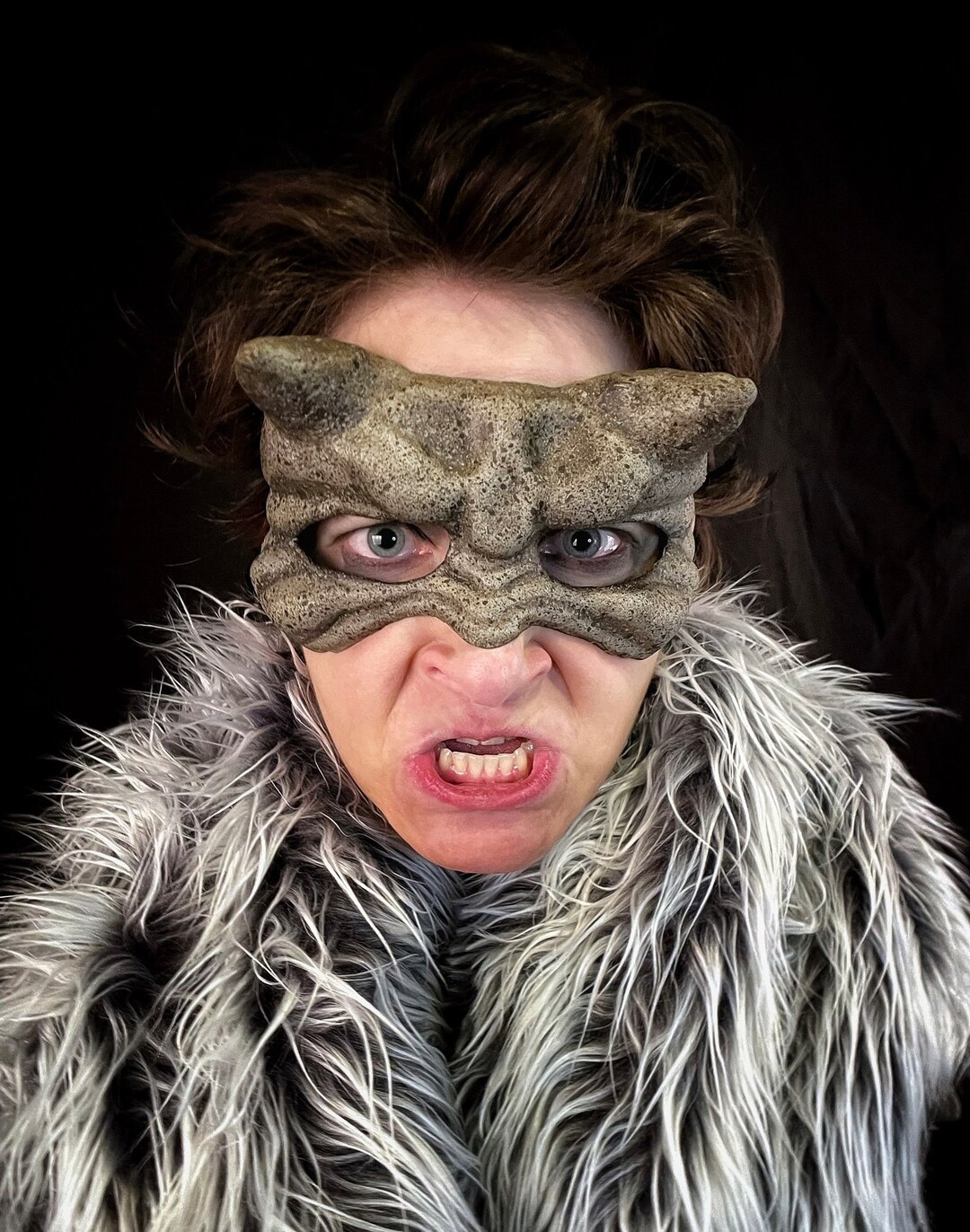 Gothic Gargoyle Mask for Masquerade, Theater, Carnival, Halloween ...