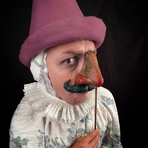 Schnoz on a Stick: Comical Big Nose Mask for Halloween, Theater ...