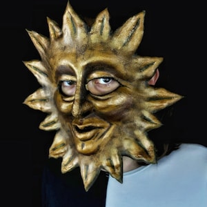 Celestial Sun Mask: Tarot-inspired Solstice Masquerade Costume ...