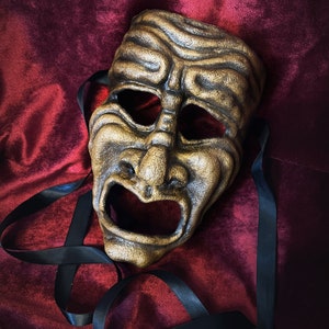 Comedy and Tragedy Mask. {sock & Buskin} - Etsy