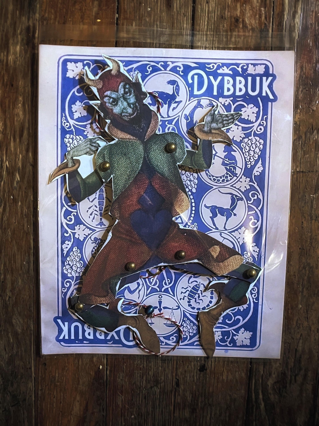The Dybbuk Articulated Jewish Folklore Puppet | Arthur Szyk ...