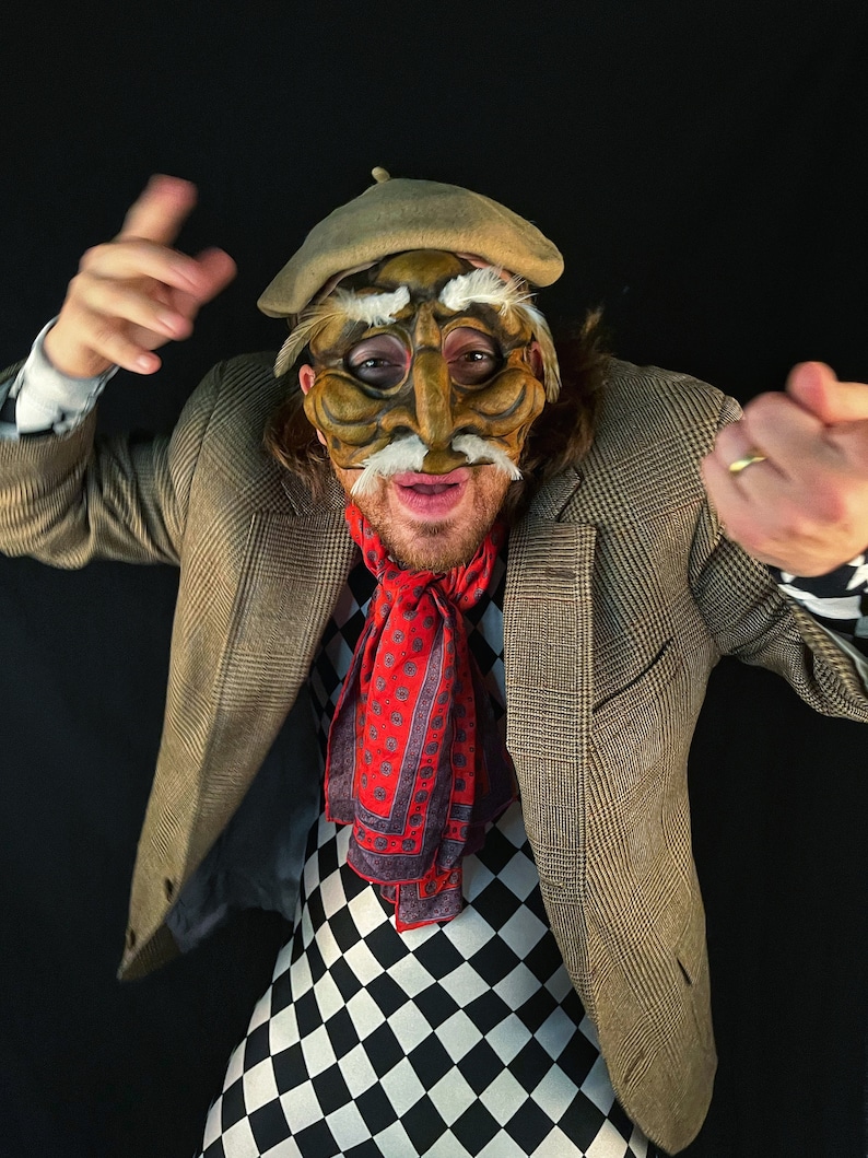 Magnifico Pantalone Commedia Dell'arte Mask - Venetian Carnival Costume ...