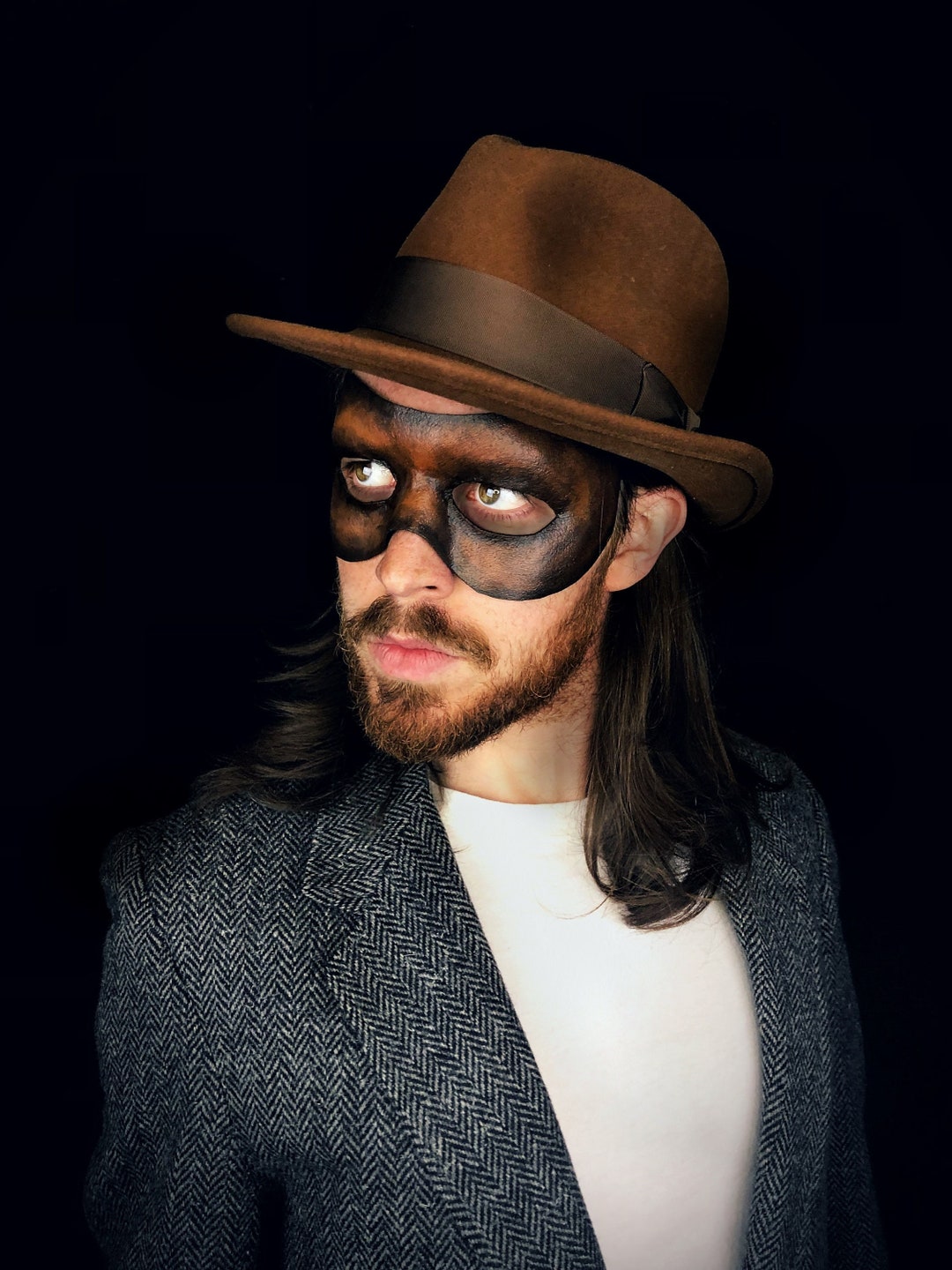 Vegan Leather Bandit Mask for Superheroes, Zorro Costume, Masquerade ...