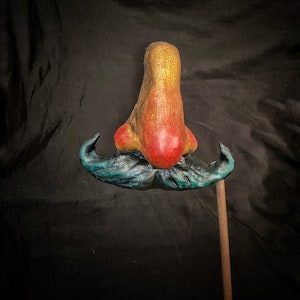 Schnoz on a Stick: Comical Big Nose Mask for Halloween, Theater ...