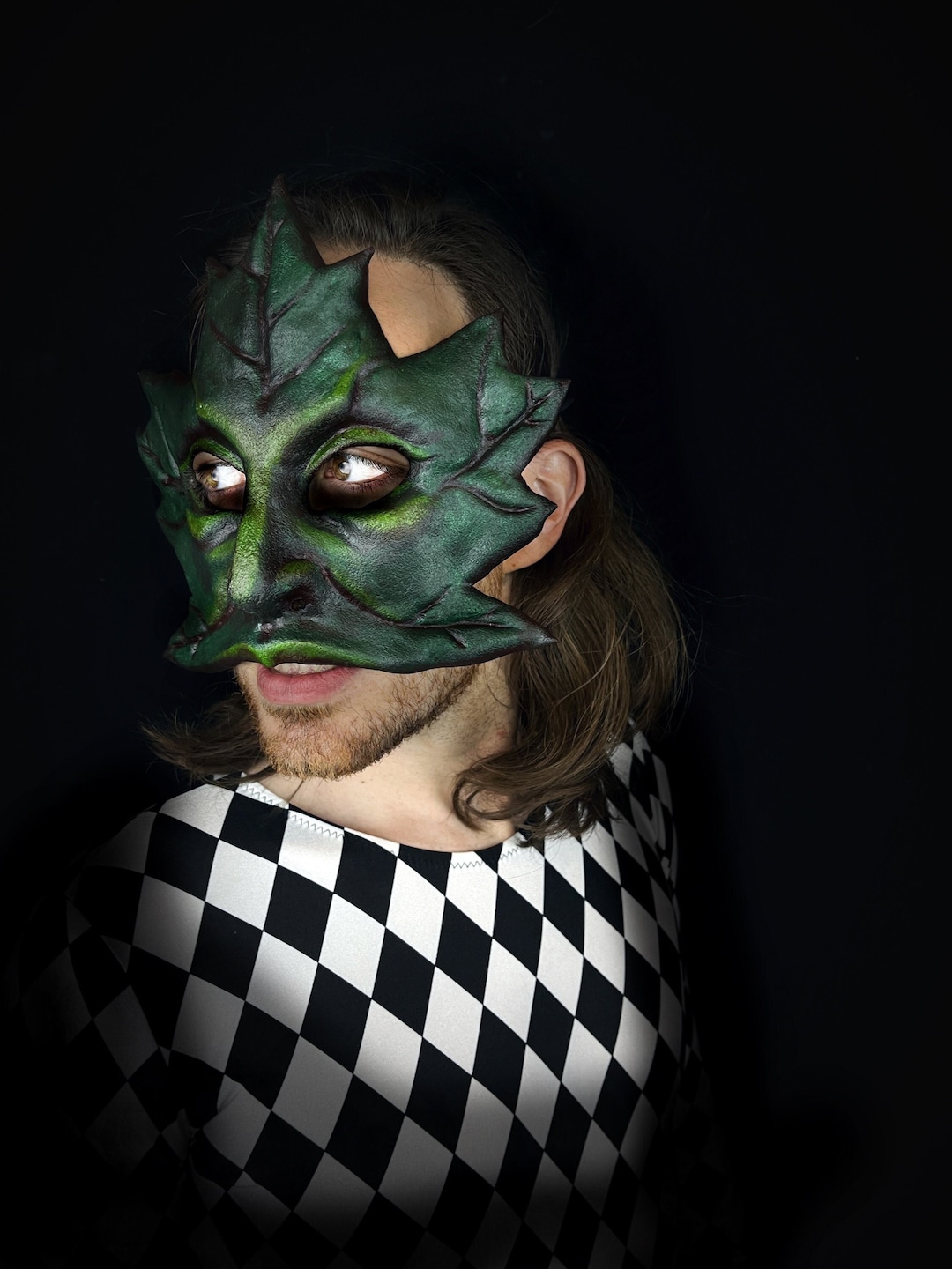 Summer Green Man Mask: Pagan Forest Spirit for Masquerade, Renaissance ...