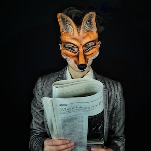 Reynardine a Fox Mask - Etsy