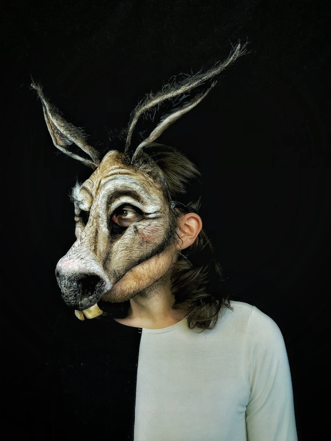 Handcrafted Donkey Mask for Theater, Shakespeare's Bottom, Midsummer ...