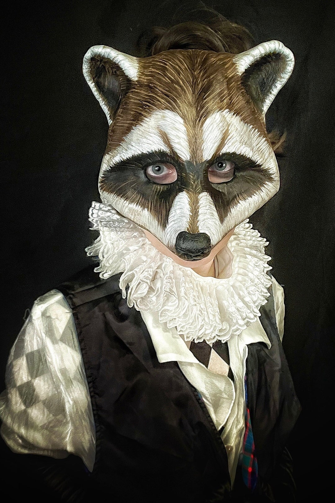 Racoon Mask - Etsy