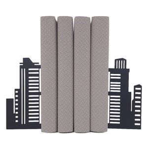 Chicago Skyline Bookends / American City Building Bookend / Heavy Book ...