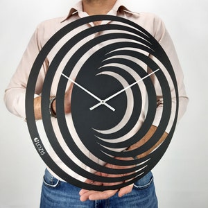 Wall Clock Hypnosis/ Large Wall Clock / Modern Wall Clock / Unique ...