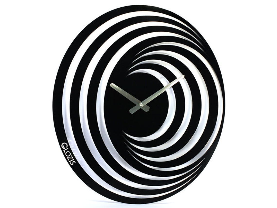 Wall Clock Hypnosis/ Large Wall Clock / Modern Wall Clock / - Etsy