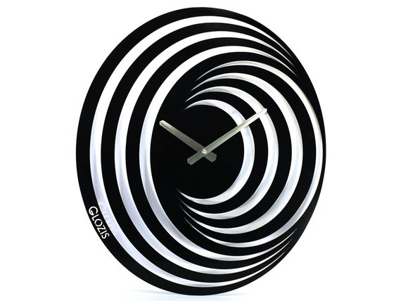 Wall Clock Hypnosis/ Large Wall Clock / Modern Wall Clock / - Etsy ...