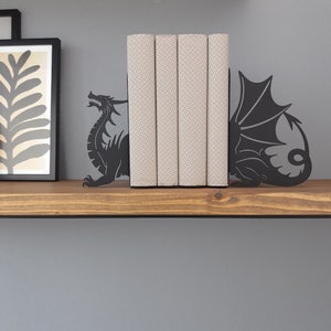 Bookends Dragon / Fantasy Bookends Unique / Heavy Book End / Stopper ...