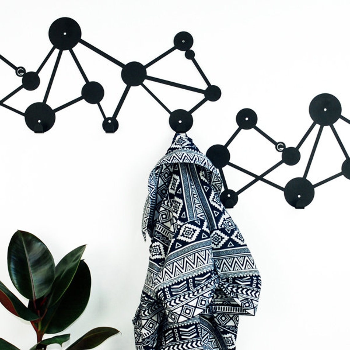 Dots Wall Coat Rack Wall Coat Hook Coat Hook Rack Entryway - Etsy