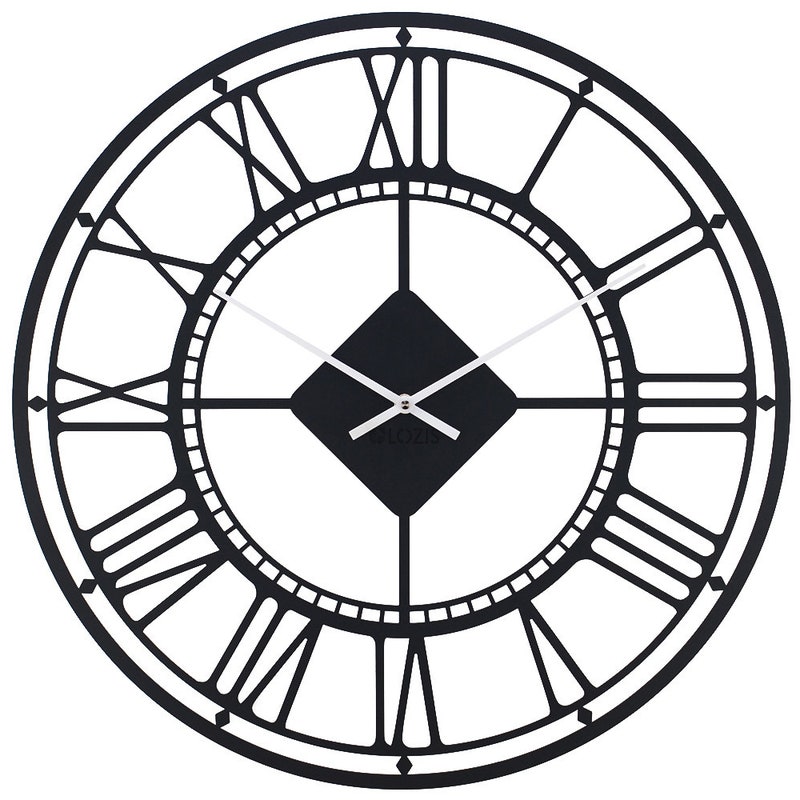 Big Black Clocks - Etsy