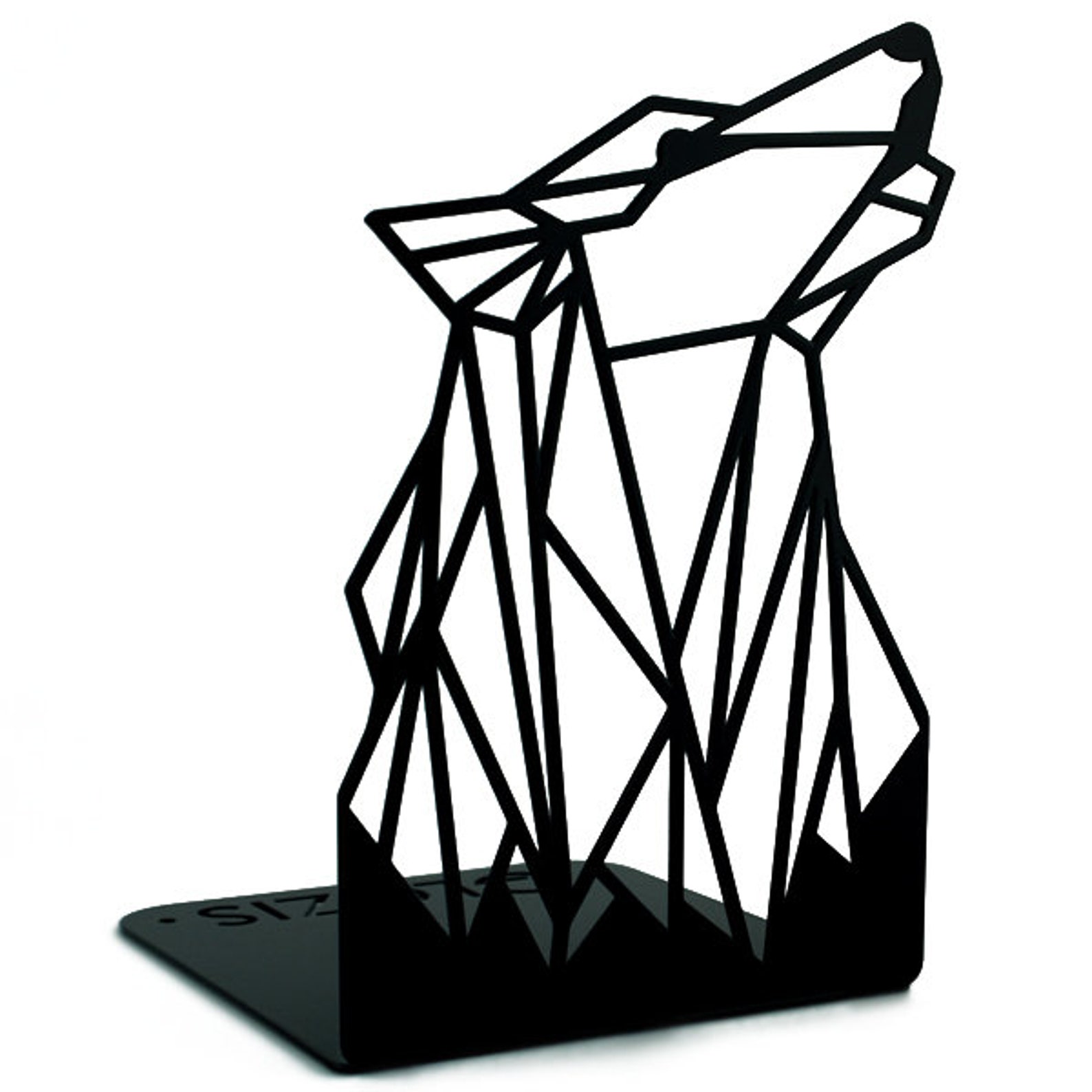 Wolf Bookend // Metal Bookend Glozis // Bookends // Book Ends - Etsy