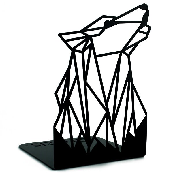 Wolf Bookend // Metal Bookend Glozis // Bookends // Book Ends - Etsy