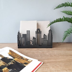 Chicago Skyline Bookends / American City Building Bookend / Heavy Book ...