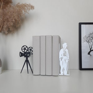 Bookends Movie / Charlie Chaplin Bookends Unique / Heavy Book Ends ...