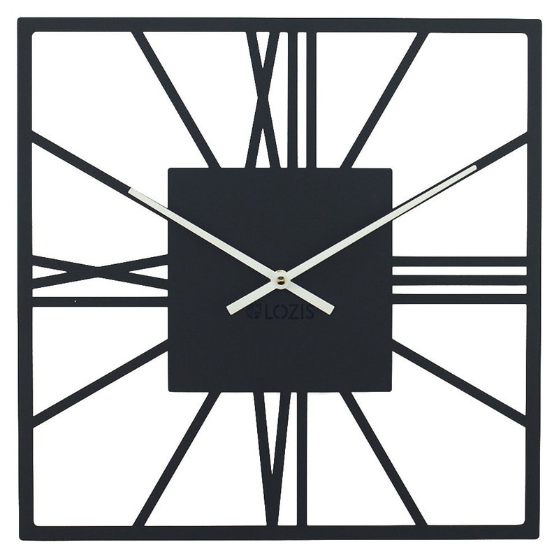Square Wall Clock - Etsy