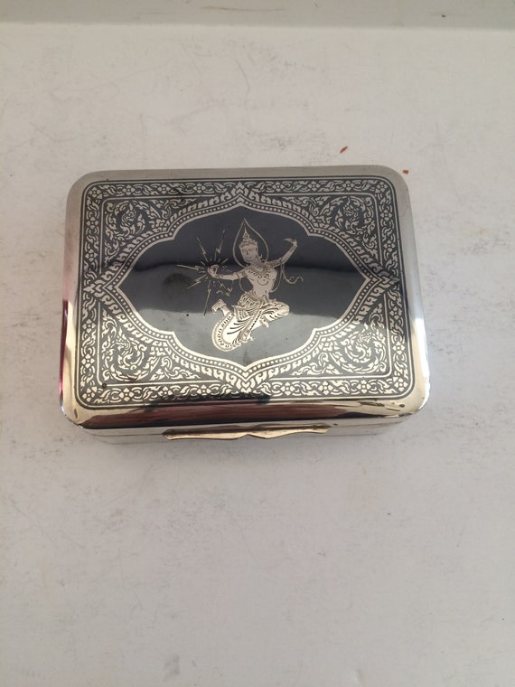 Vintage Siam Bangkok Dancers Thailand Sterling Silver… - Gem