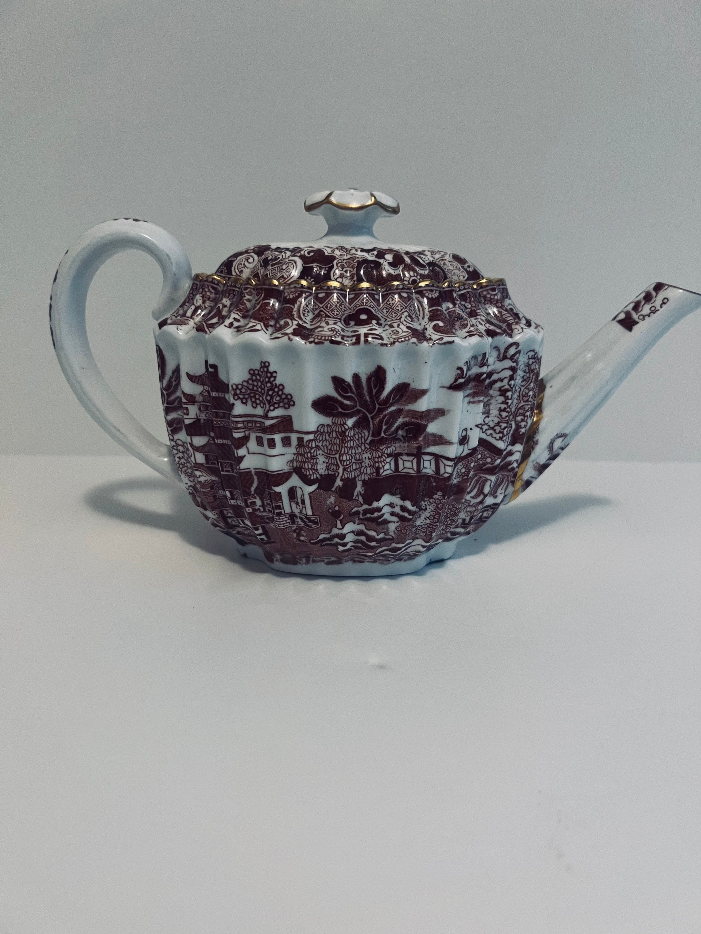 Antique English Porcelain Teapot - Etsy
