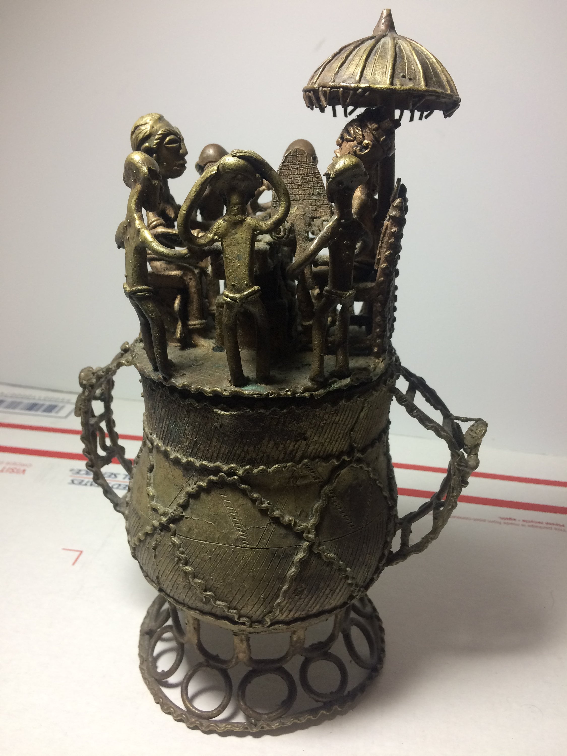 Ashanti African Tribal Bronze Kuduo Vessel Container - Etsy
