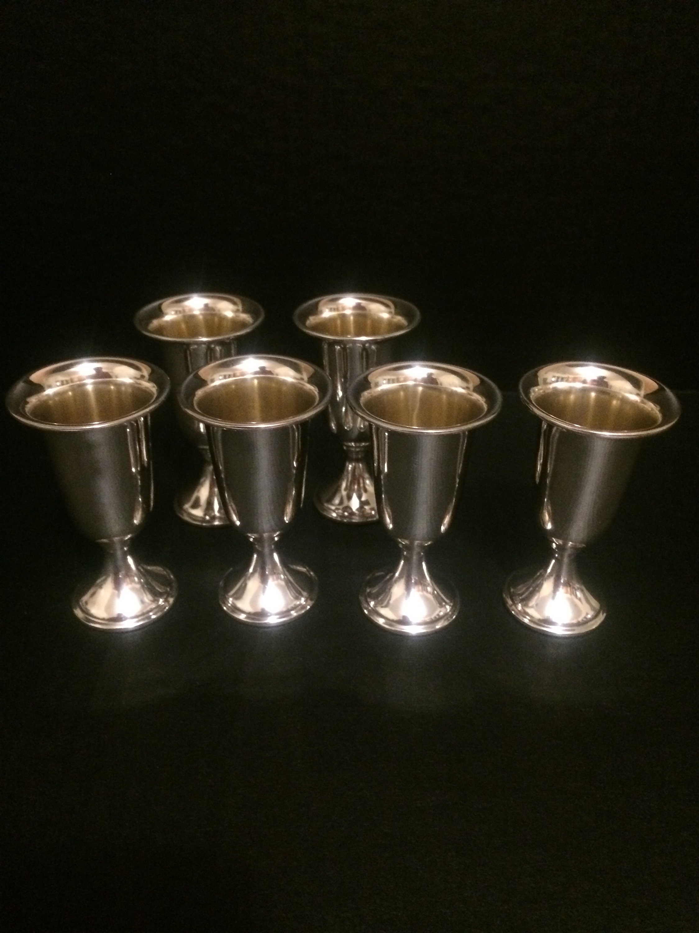 Vintage Crown Sterling Silver Weighted Footed Cordial Aperitif ...