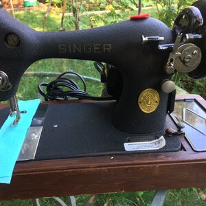 Vintage Singer Sewing Machine 1948, Model 128, Works! - Etsy