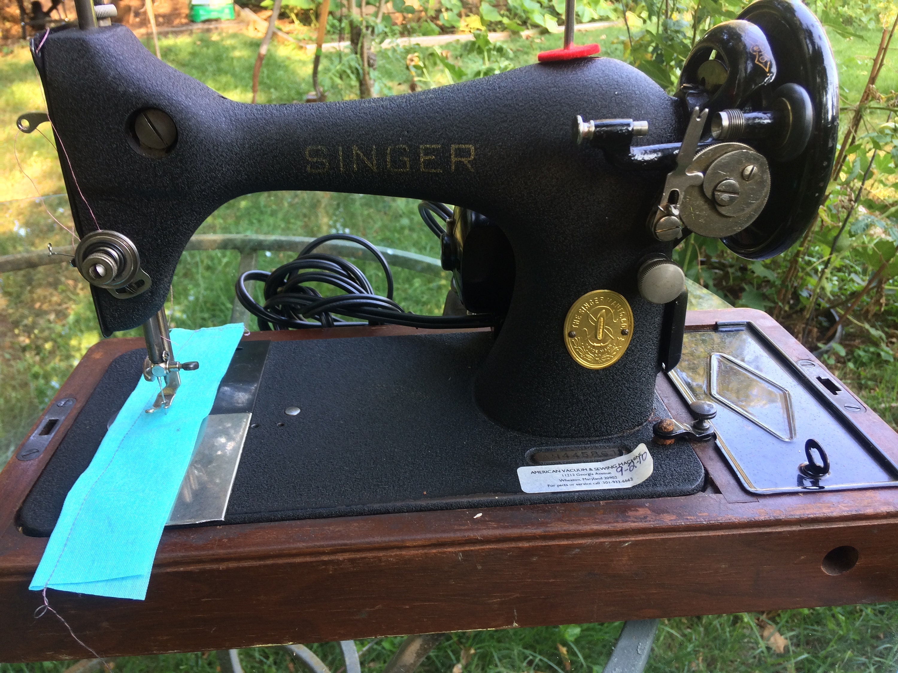 Vintage Singer Sewing Machine 1948, Model 128, Works - Etsy