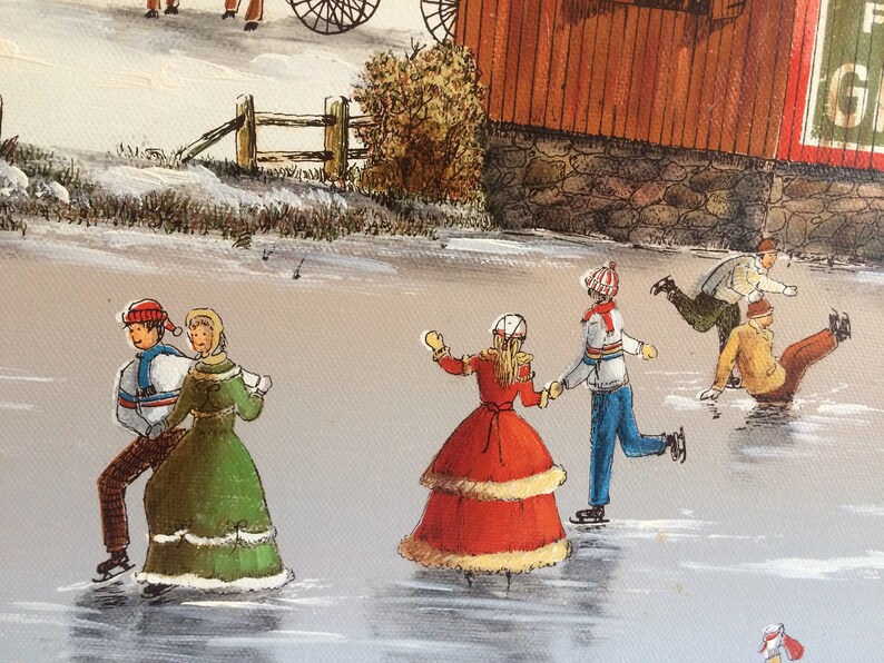 R. Smith Original Oil Painting Upstate New York New England | Etsy