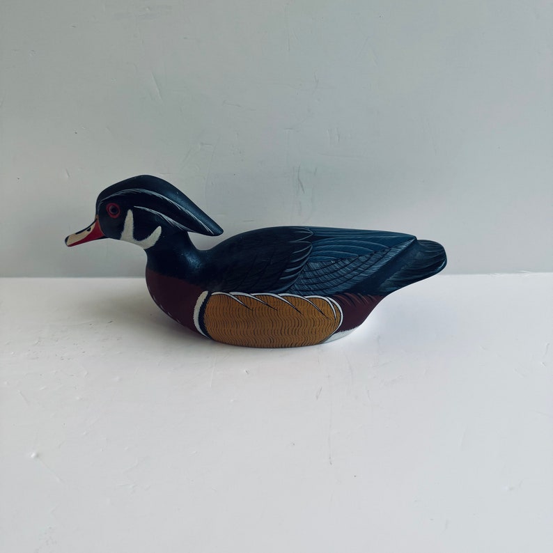 Hand Carving Wood Duck Decoy - Etsy