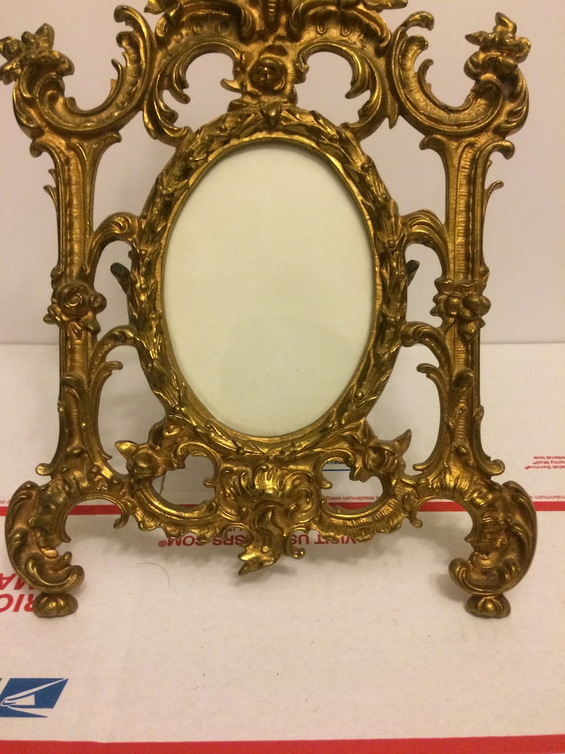 Victorian Gold Gilt Heavy Carved Cast Metal Photograph Picture - Etsy